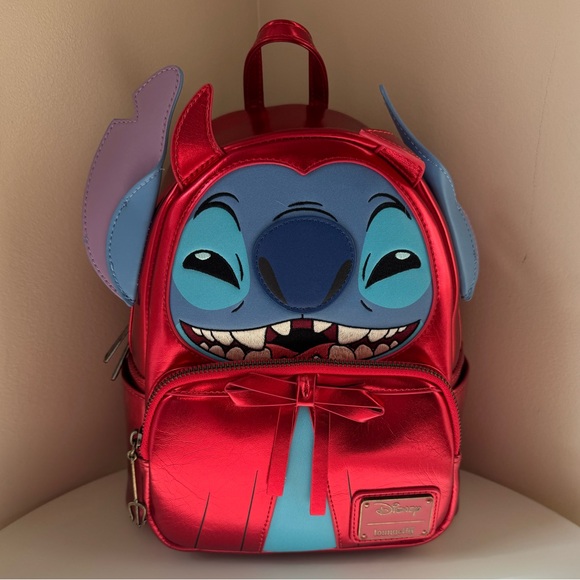 Loungefly | Bags | Loungefly Disney Stitch Devil Cosplay Mini Backpack ...